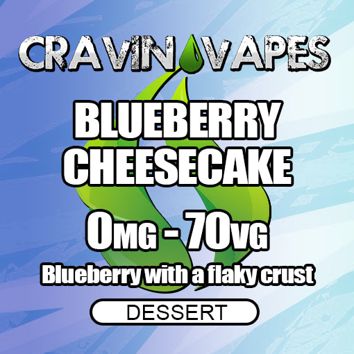 Cravin Vapes Blueberry Cheesecake – Licensed E Liquid Manufacturing