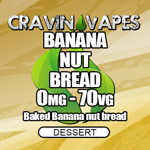 Cravin Vapes Banana Nut Bread – Licensed E Liquid Manufacturing