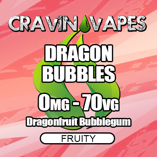 Cravin Vapes Dragon Bubbles – Licensed E Liquid Manufacturing